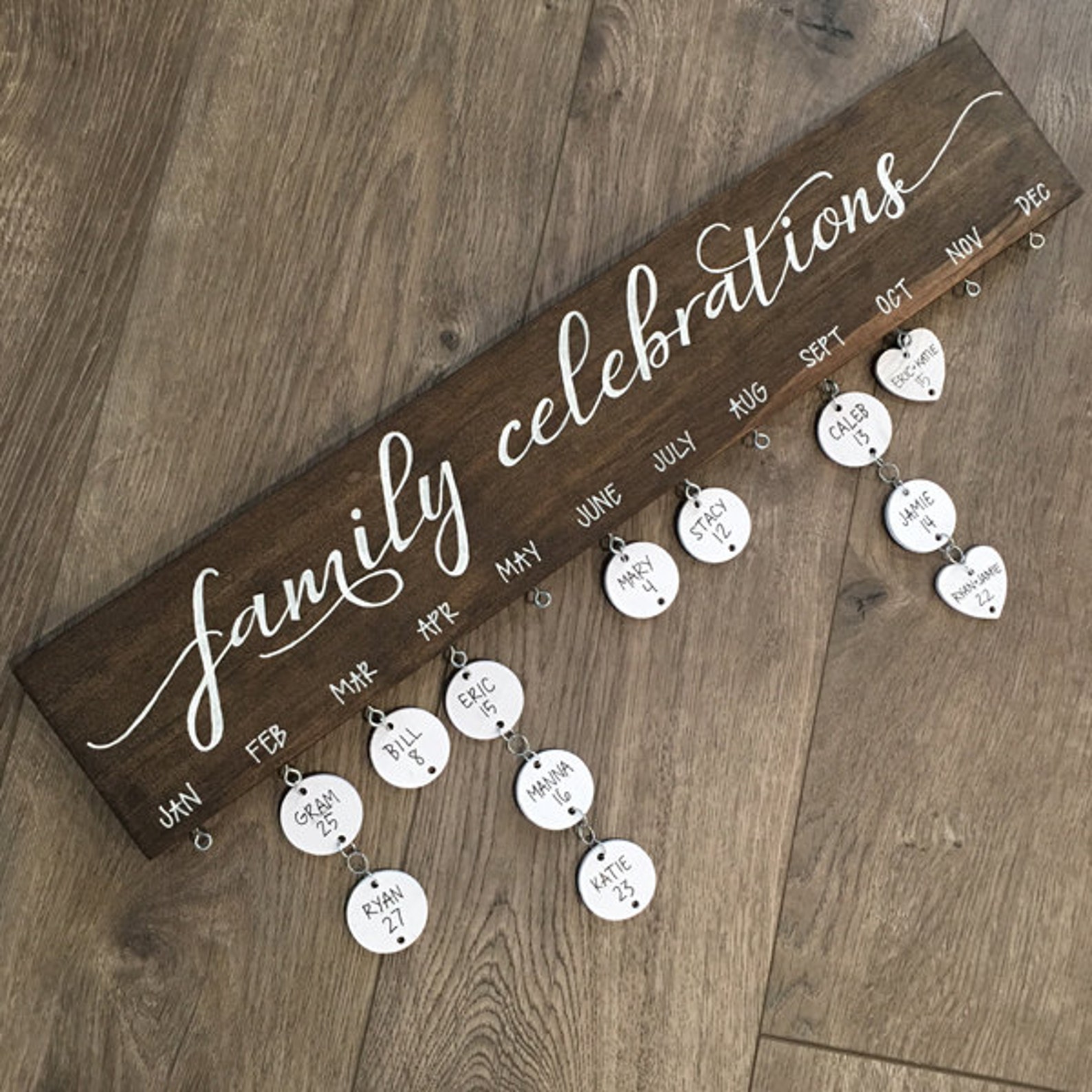 Family Celebrations Board - Etsy
