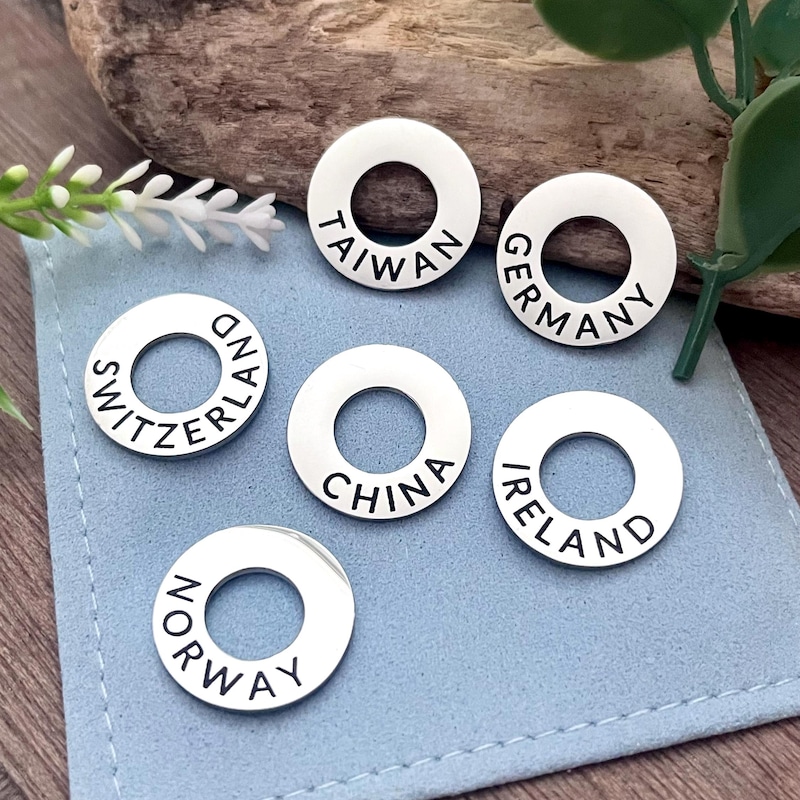 Silver Ring Map Travel - Etsy UK