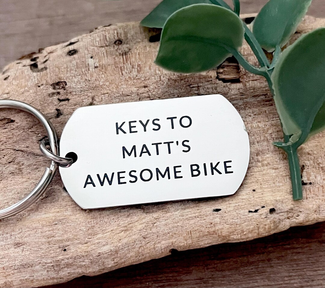 Gift for Motorbike Rider Personalised- Motorbike Lover - Boyfriend ...