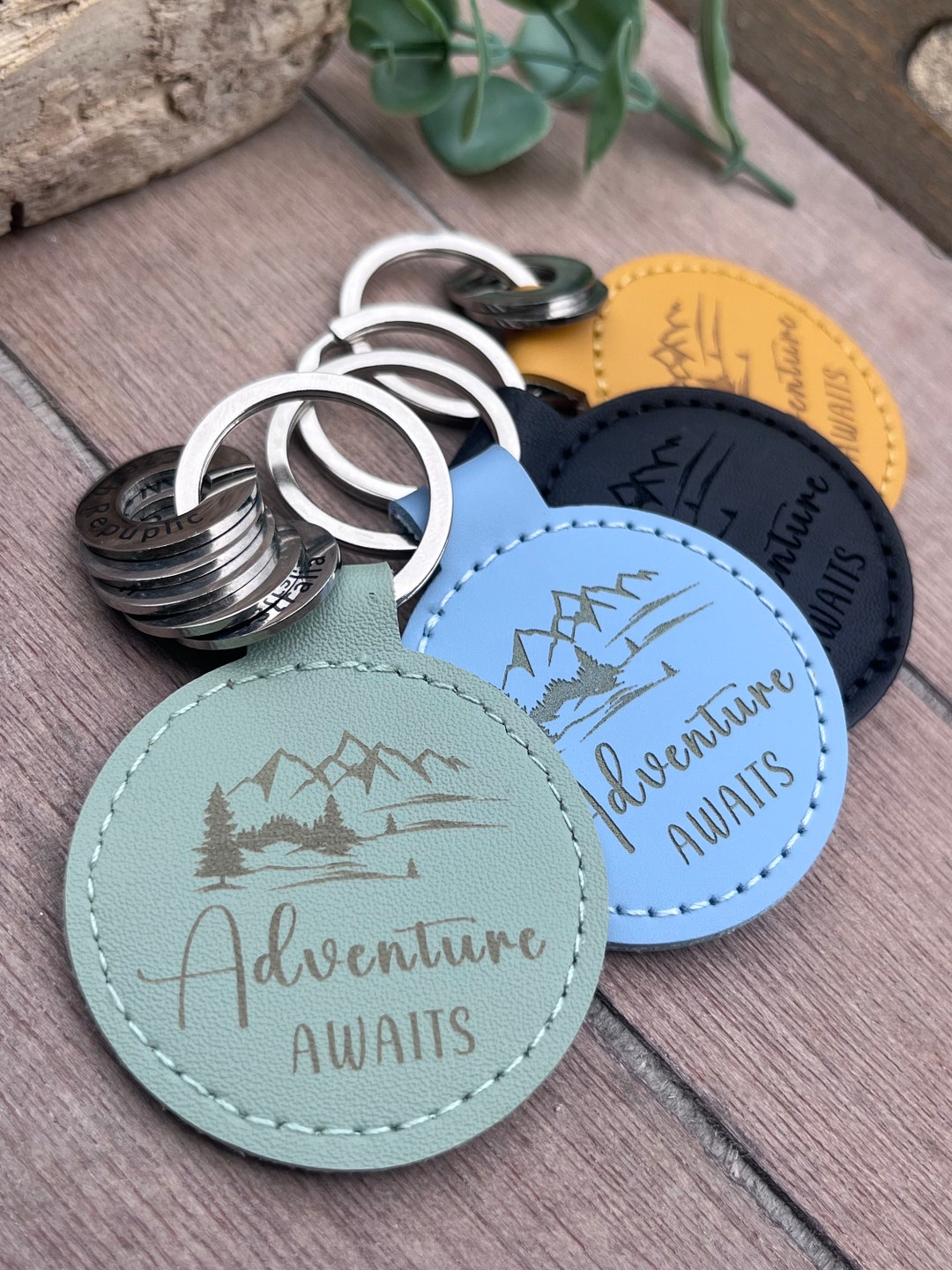 Personalised Travel Keychain Travelling Gap Year Keyring Special Gift ...