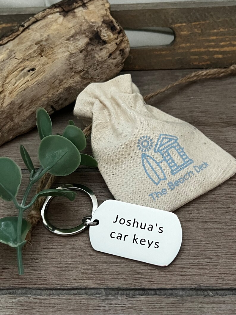 Personalised Car Keyring - Gift for New Driver - Keyring for First Car ...