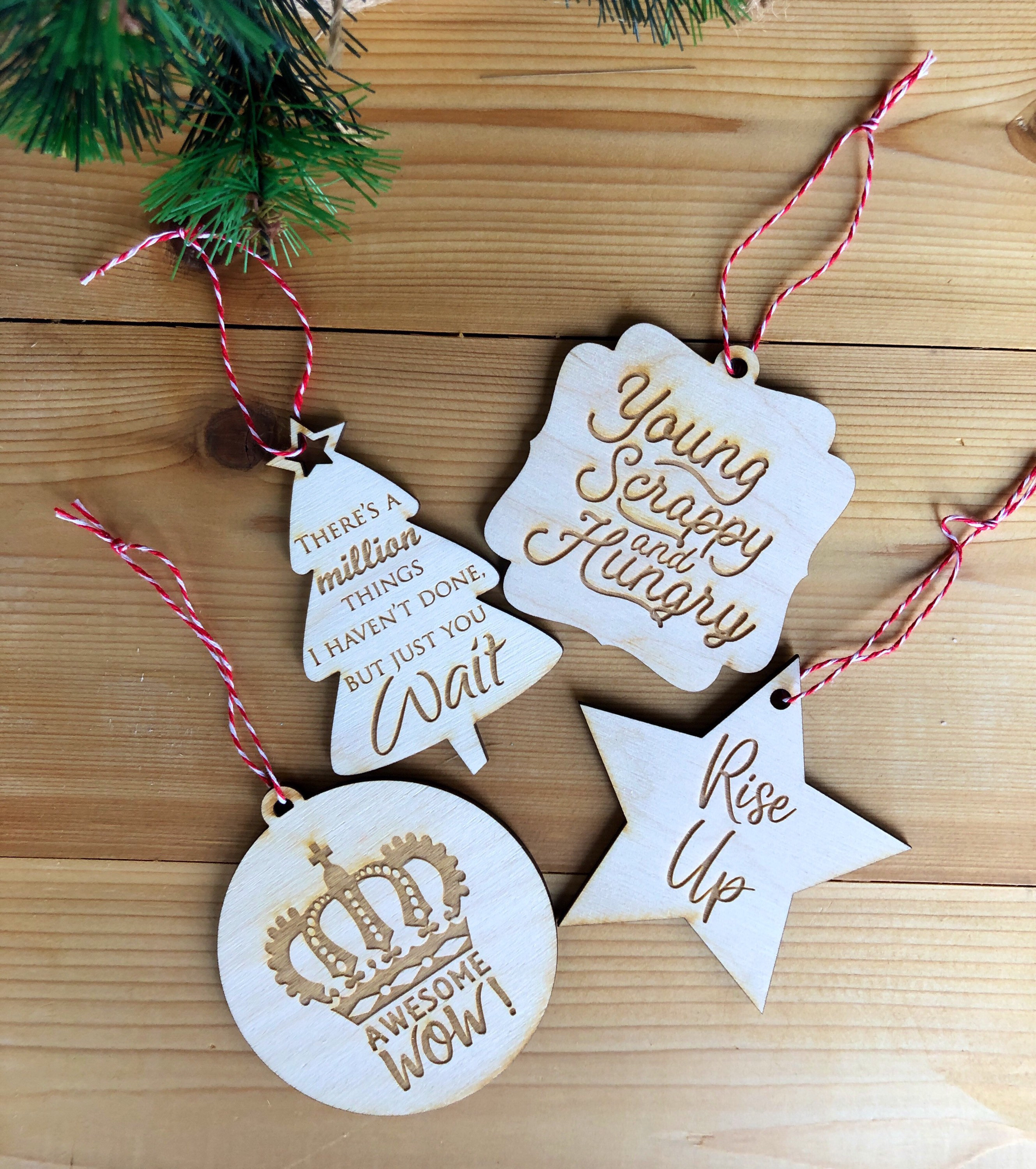 Hamilton Ornament Set Hamilton Christmas Broadway Christmas | Etsy