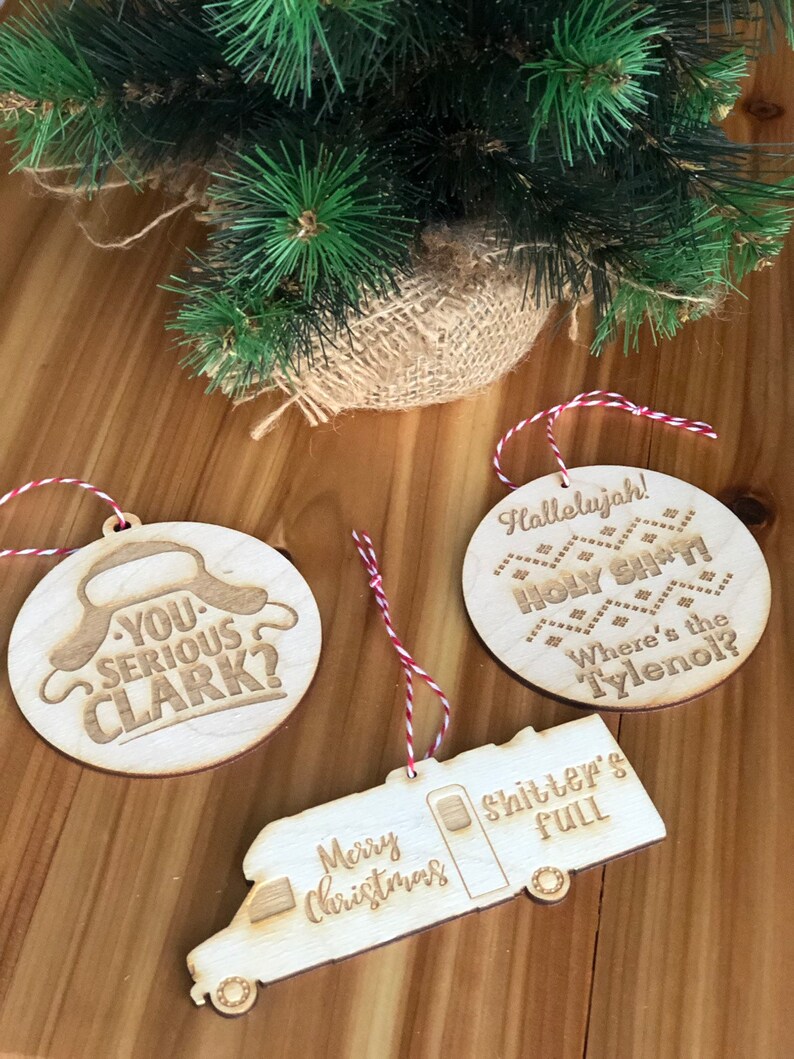 Ornament Set, Christmas Vacation Funny Ornaments - Etsy