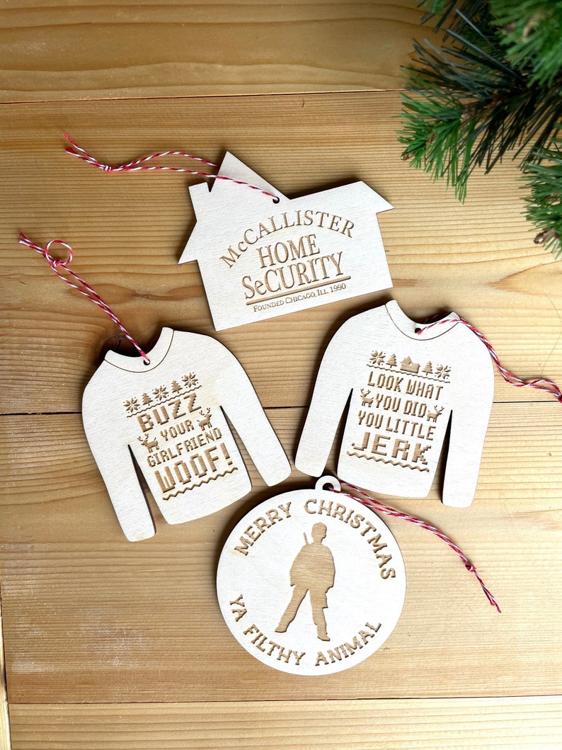 Home Alone Ornament Set Home Alone Christmas Movie Christmas - Etsy