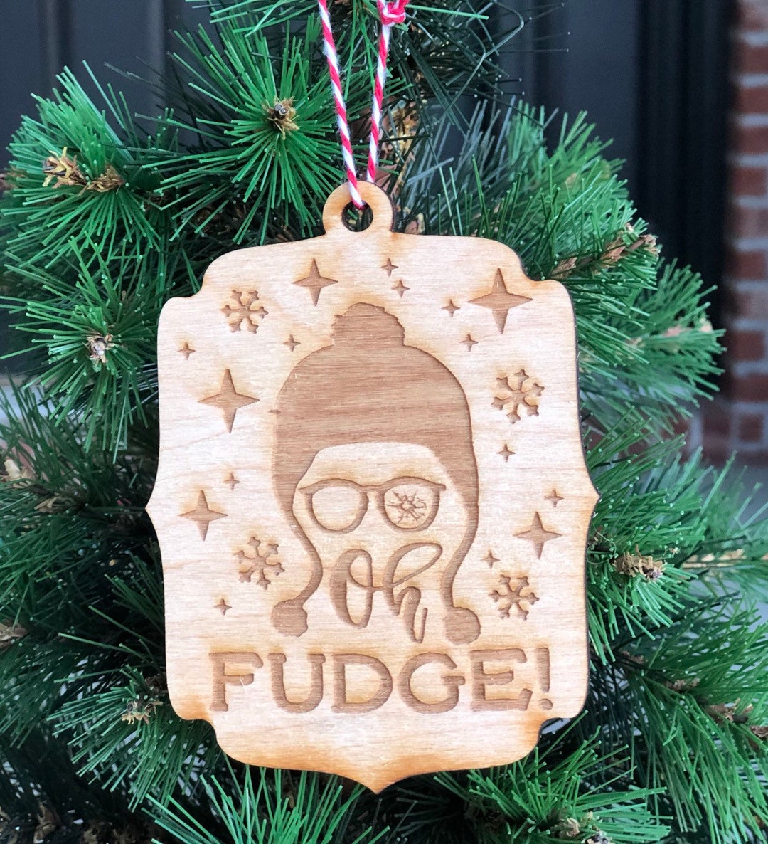 Oh Fudge, Funny Christmas Ornament - Etsy