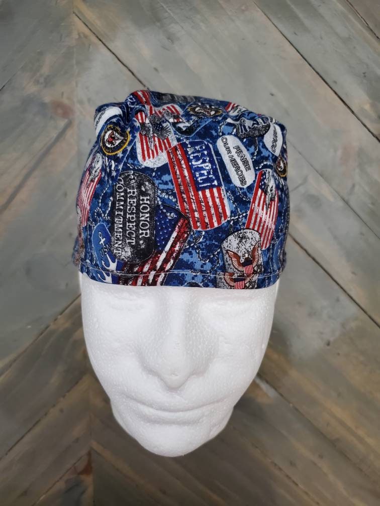 US Navy Surgical/scrub/skull/dental Hat by Carolinadreamsbyjen - Etsy