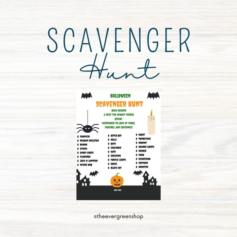 DIGITAL Canva Scavenger Hunt - Etsy