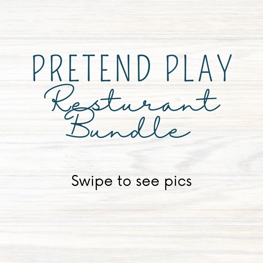 Pretend Play Canva Restaurant Bundle - Etsy Österreich