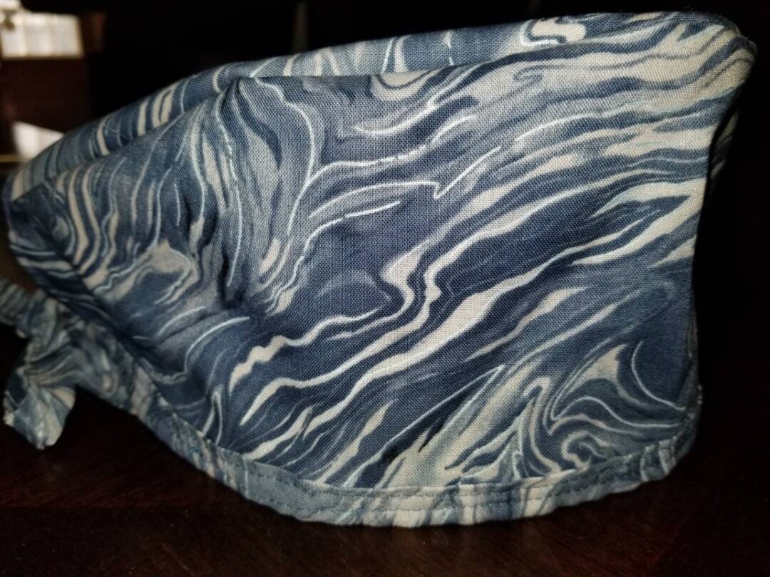 Blue Oil Slick Surgical Cap - Etsy