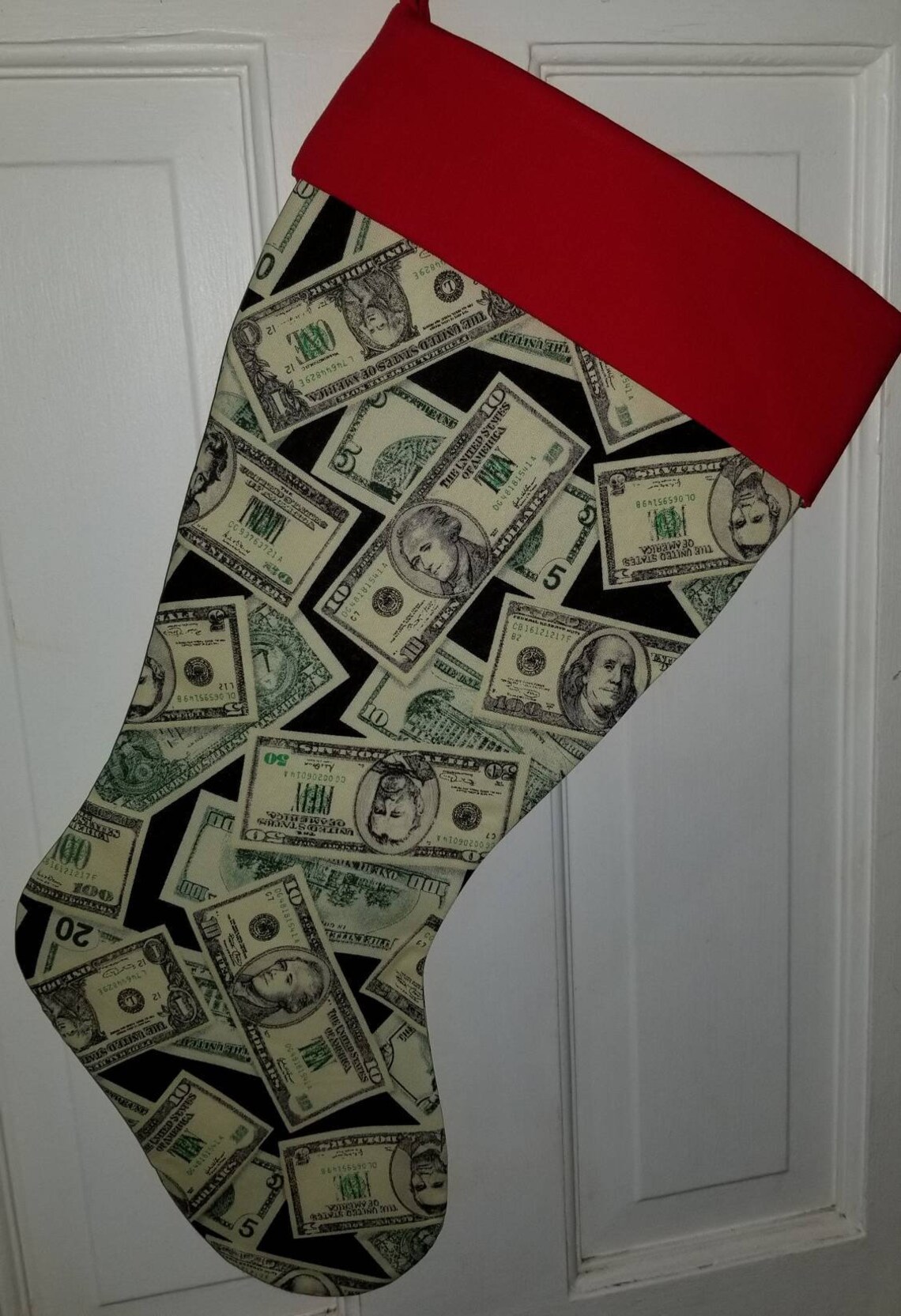 Money Christmas Stocking - Etsy