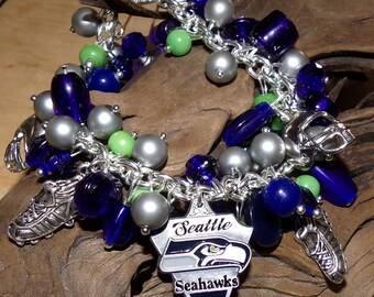Seahawks Bracelet - Etsy