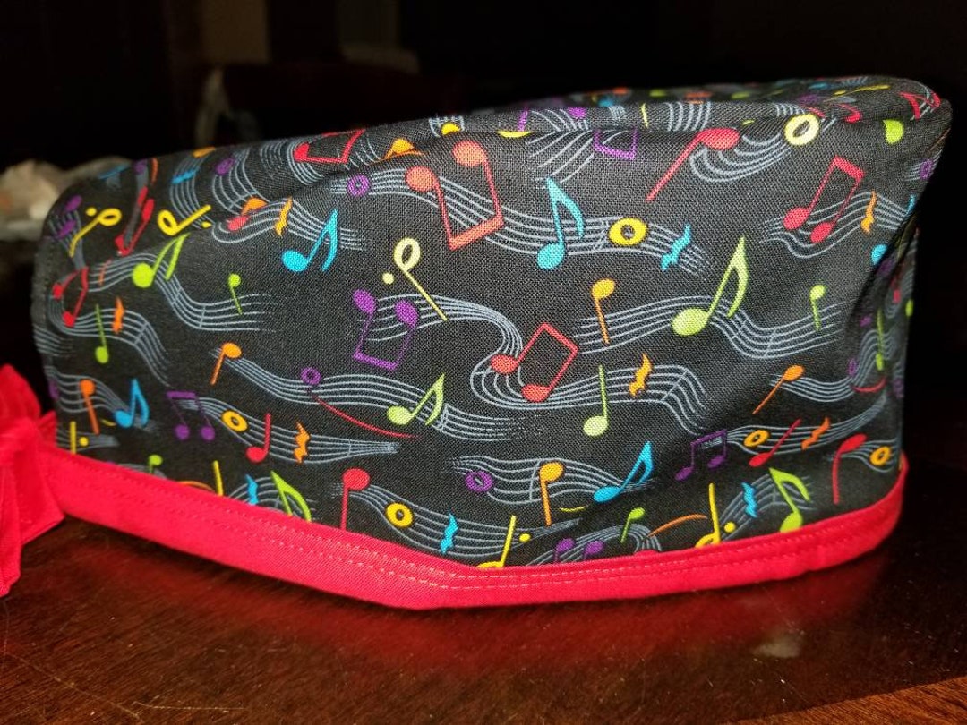 Music Notes Surgical Cap - Etsy