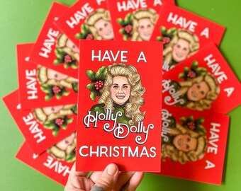 Dolly Christmas Card - Etsy