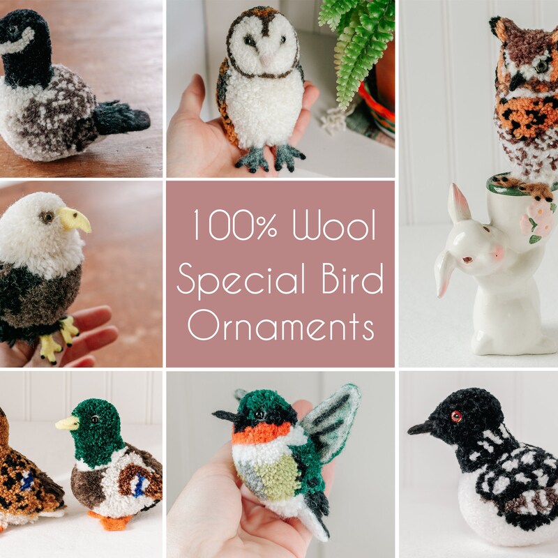 Wool Birds - Etsy