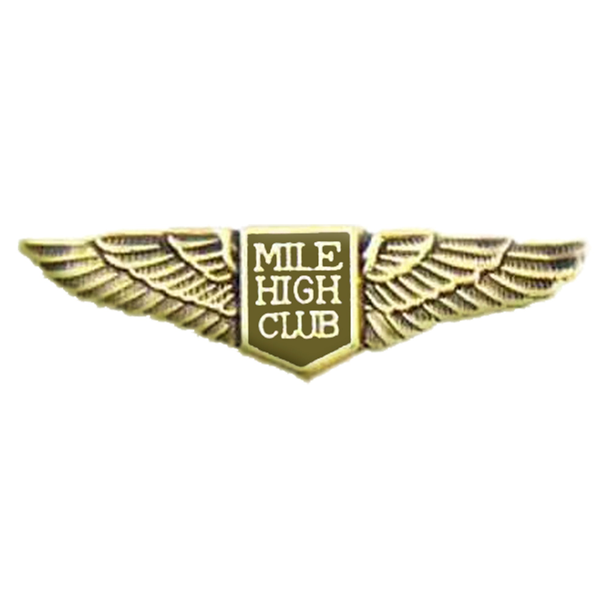 Mile High Club Membership Card: Laminated, Numbered, Optional Wings Pin ...
