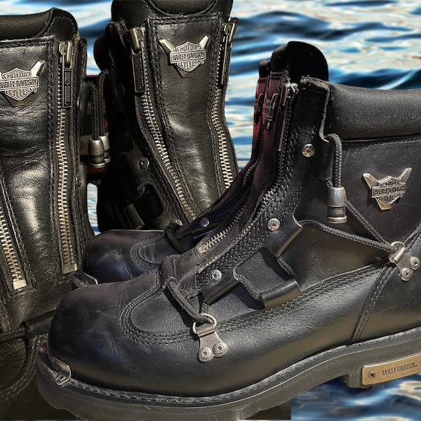 Harley Davidson Boot - Etsy