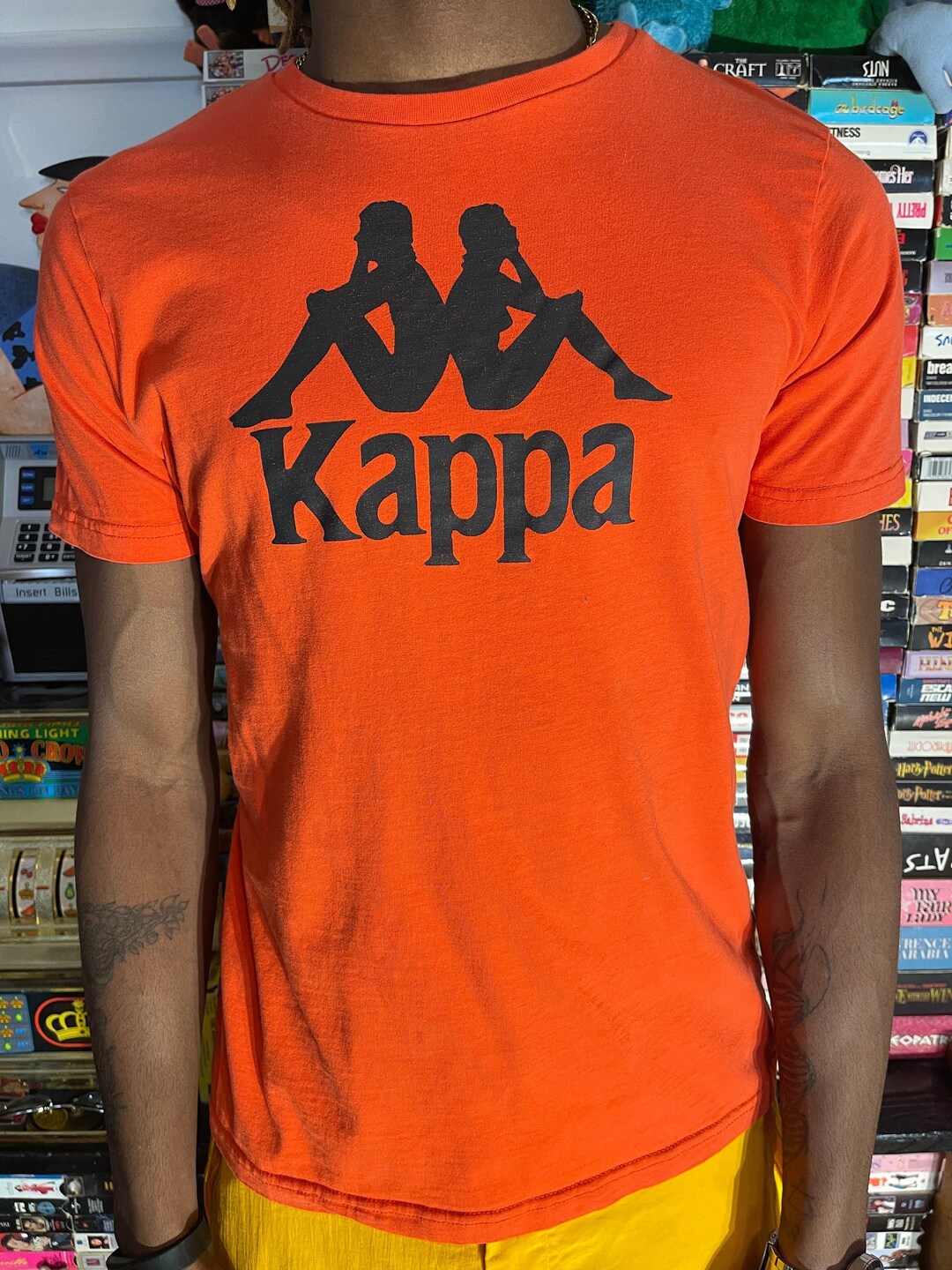 Vtg KAPPA Red Thin Soft Large Logo Kappa Size M - Etsy