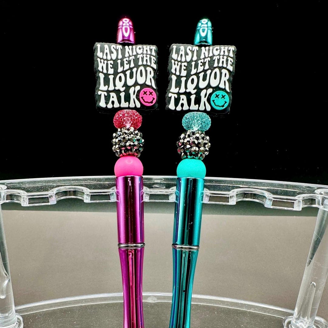 Morgan Wallen Silicone Beaded Pens- Last Night - Country Singer ...