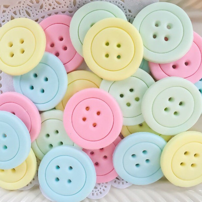 Pastel Buttons - Etsy