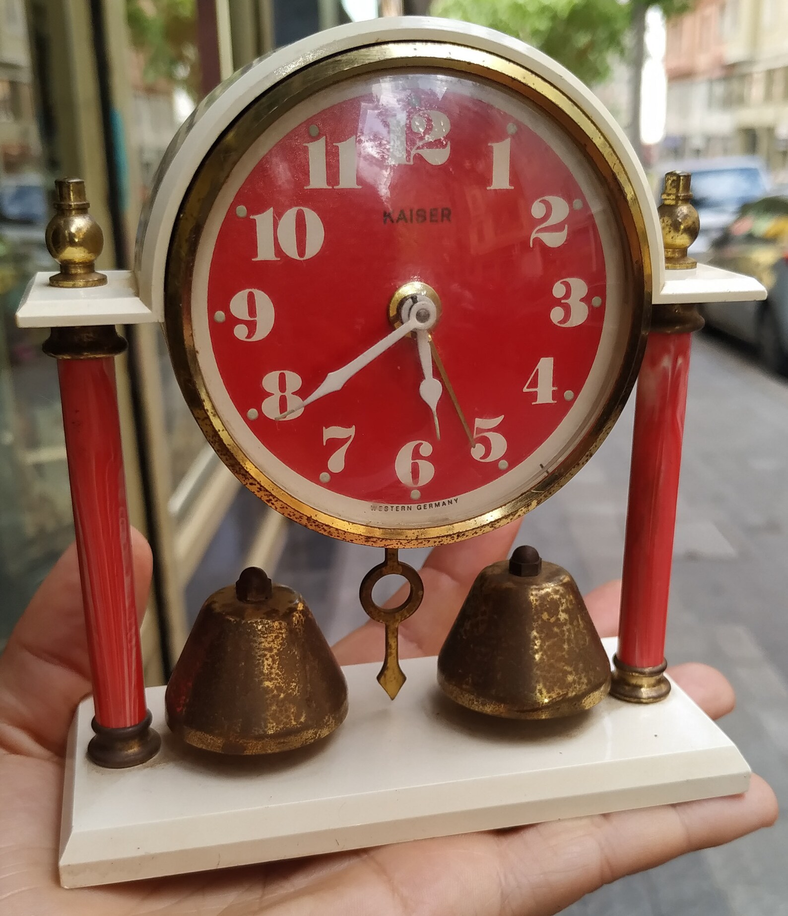 Kaiser Ornamental Mantel Alarm Clock // Western Germany Circa | Etsy