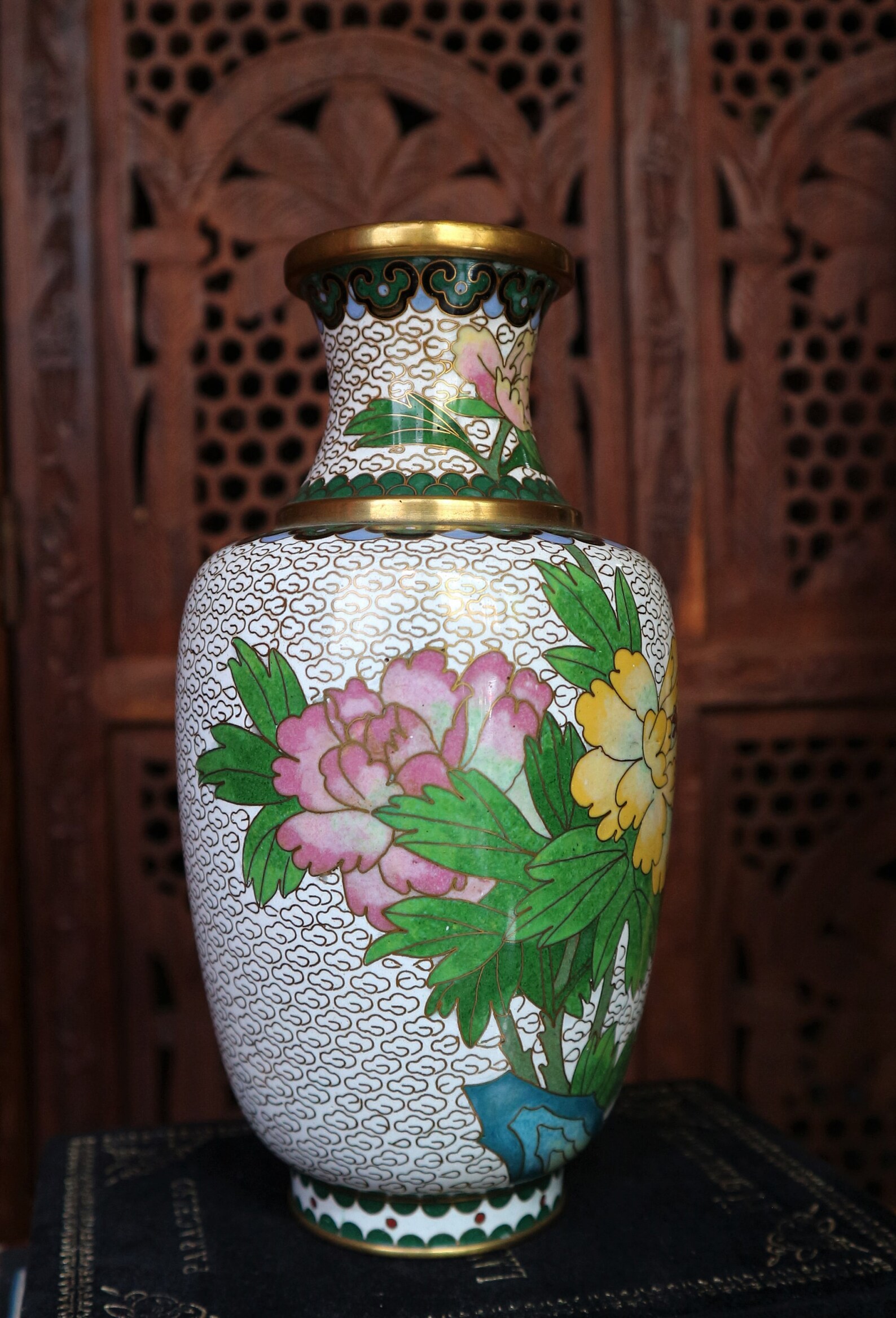 Jingfa Vase Chinese Cloisonné Enamel Flower Vintage - Etsy Canada