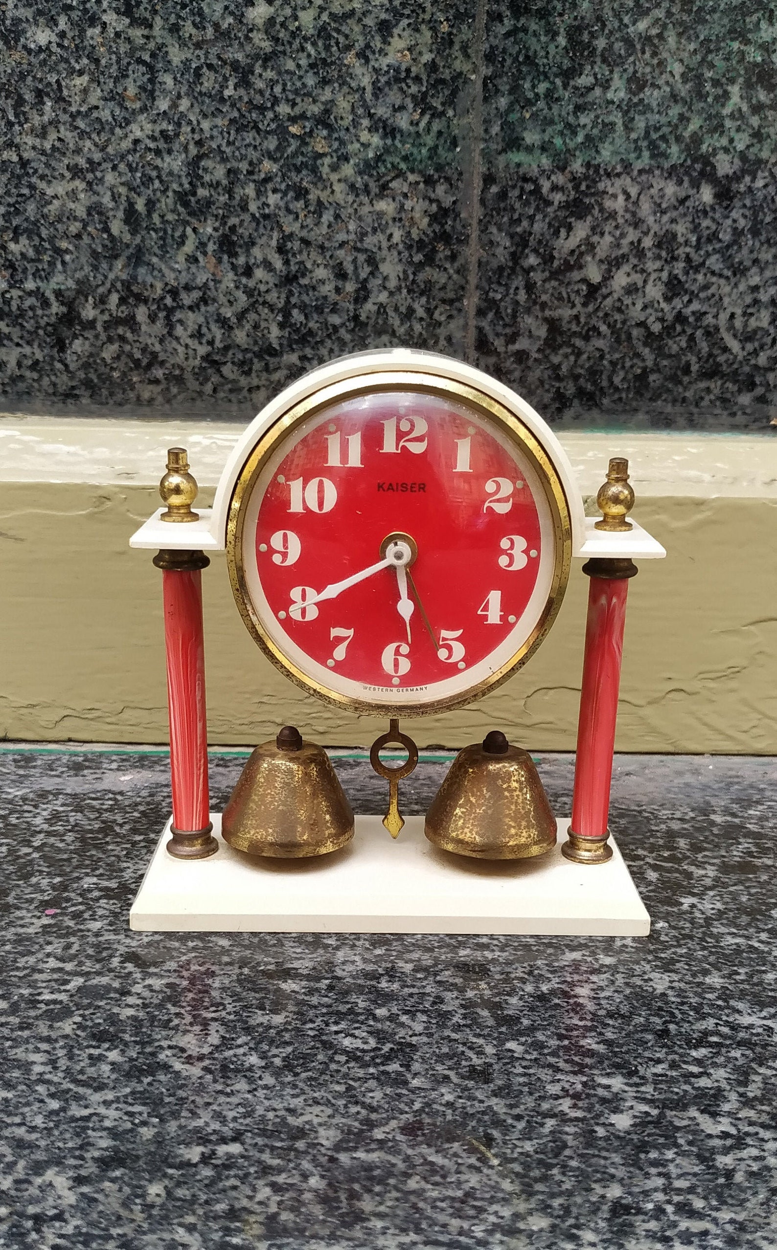 Kaiser Ornamental Mantel Alarm Clock // Western Germany Circa | Etsy
