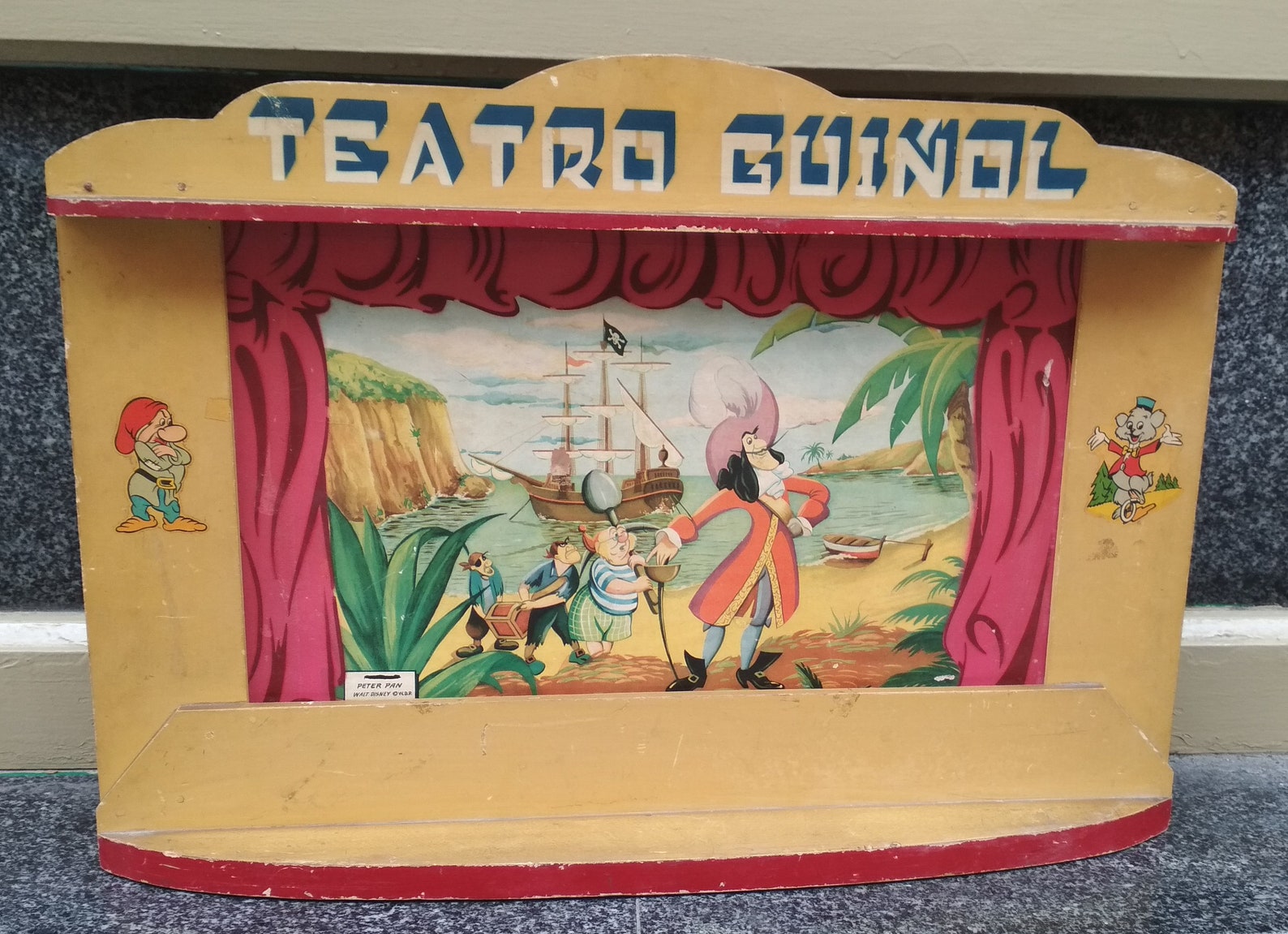 Vintage Puppet Spanish Theatre 1940s Disney Handmade Wooden | Etsy
