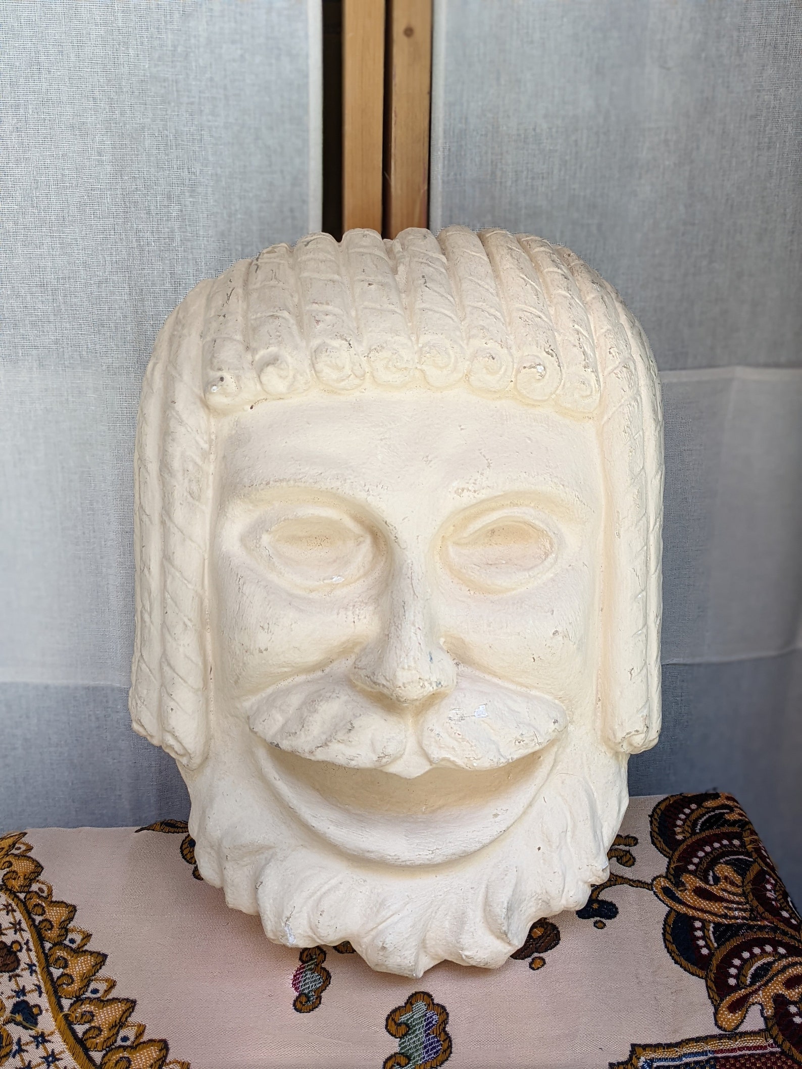 Vintage Face Antique Plaster Sculpture / Decorative Plaster/ | Etsy