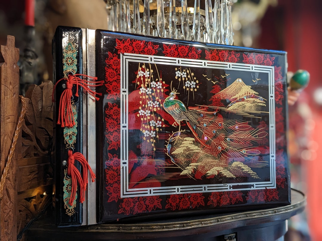 Vintage Japanese Musical Photo Album With Mother of Pearl - Etsy