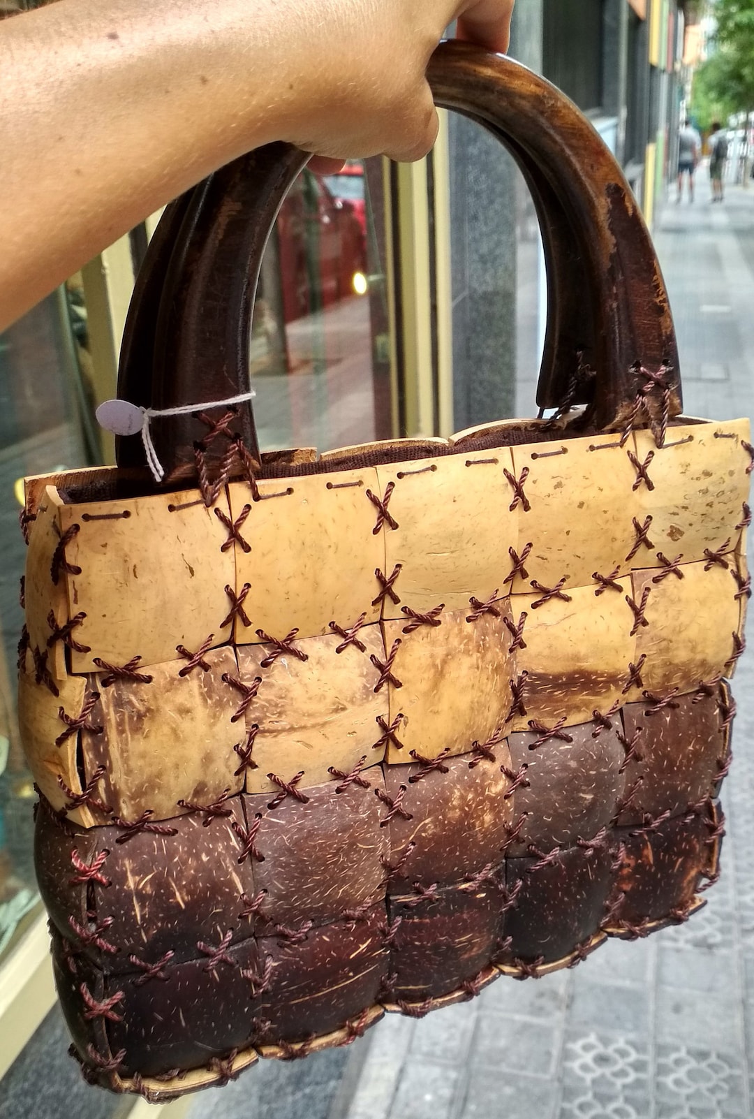 Coconut Shell Handbag Vintage / Vintage Bag / Ethnic Summer Bag - Etsy