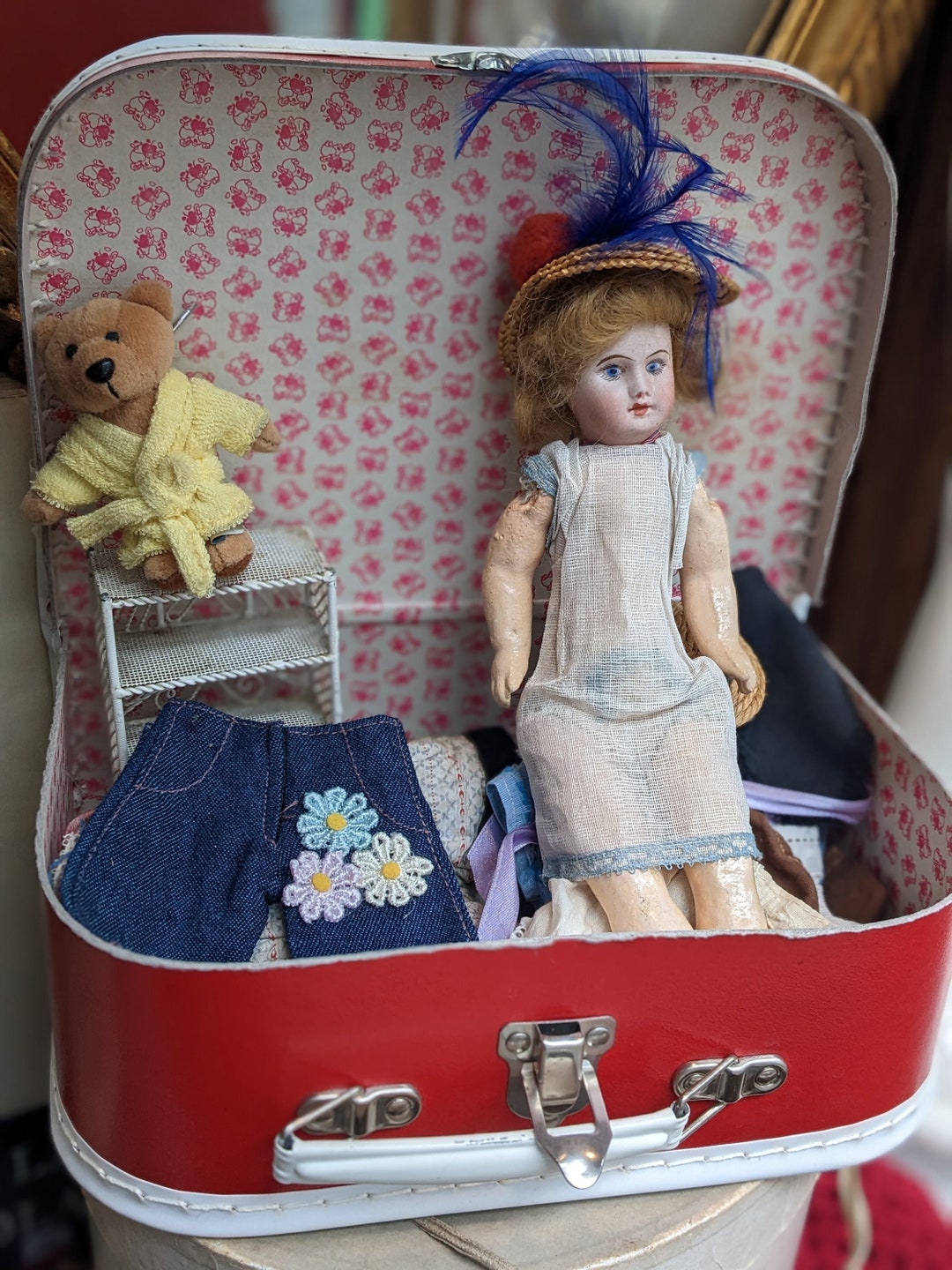 Antique Mignonette All Bisque Doll //antique Sfbj Doll // 19th Doll ...