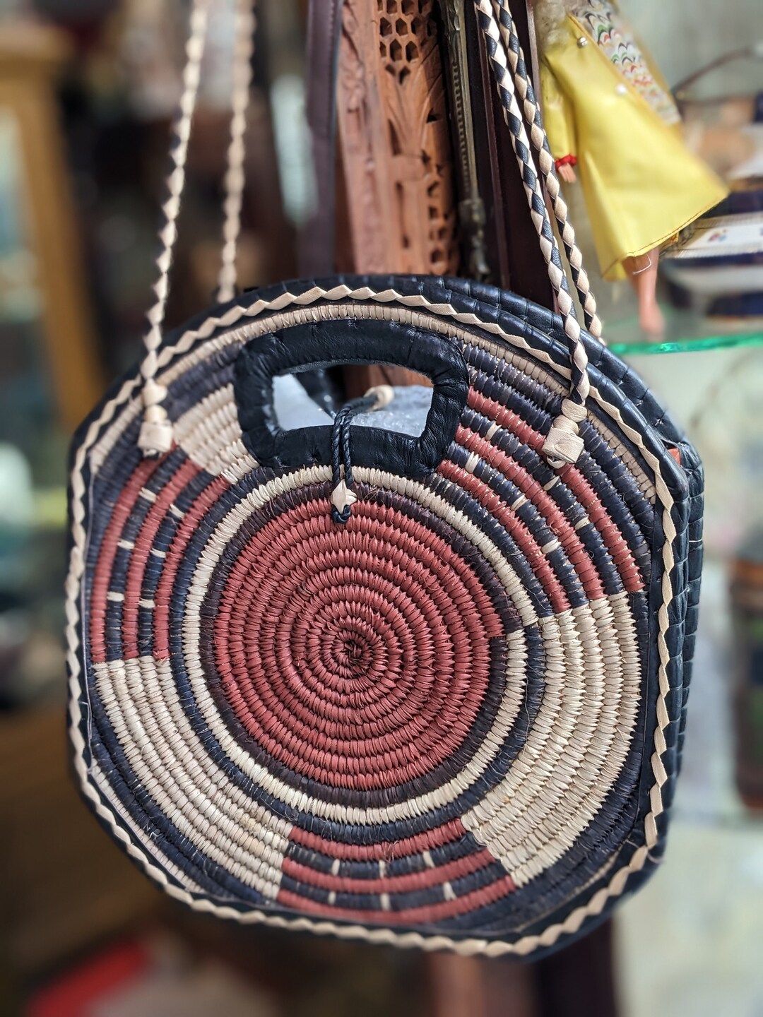 African Handmade Vintage Bag // Handmade Big Shoulder Bag - Etsy