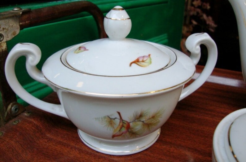 Exquisite Vintage 18 piece Tea Set Porcelain K.C Made in | Etsy