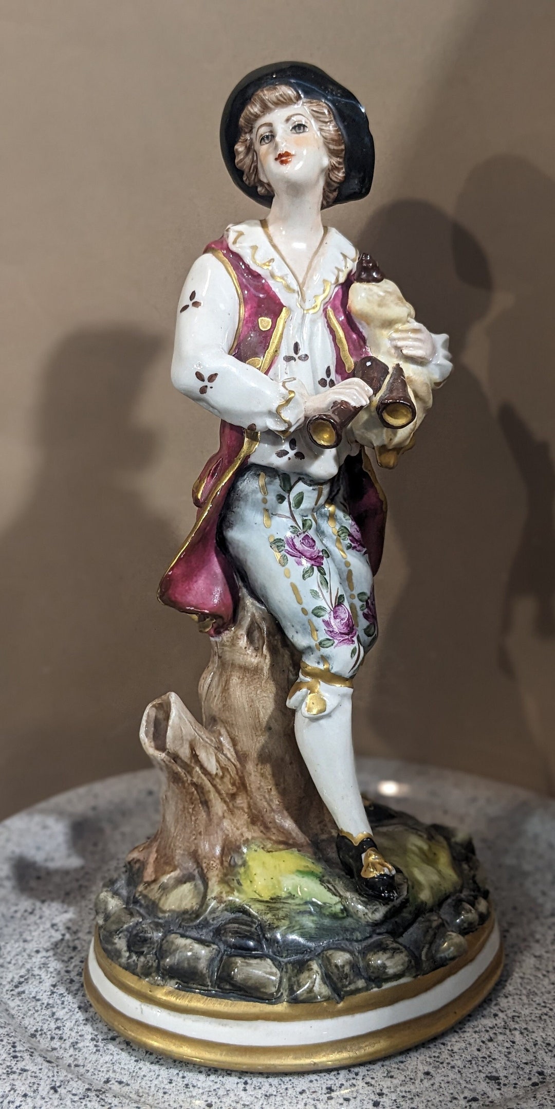 Meissen Porcelain Figurine of Man Made in Germany Excellent - Etsy