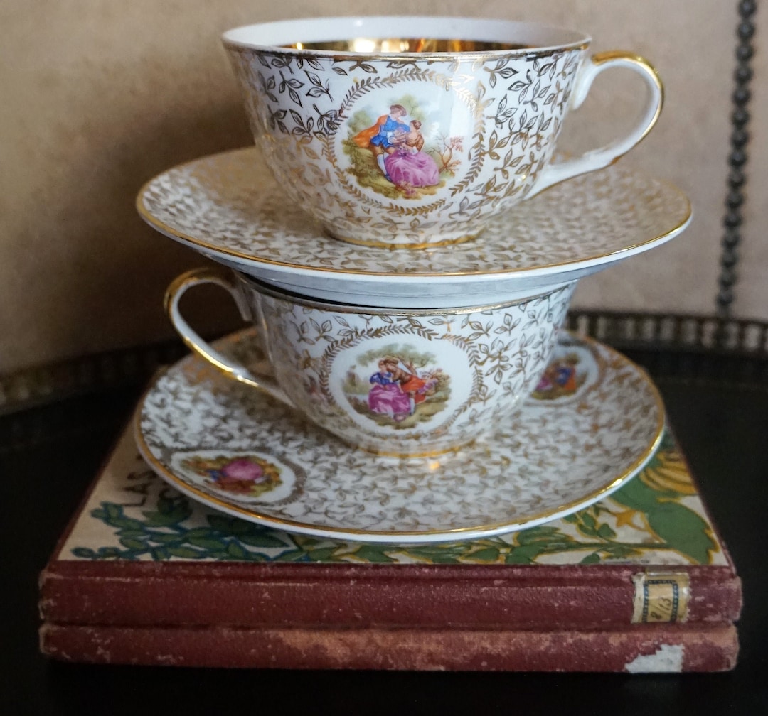 Antique Limoges Tea Set Porcelain Vintage / Home Decor Porcelaine ...