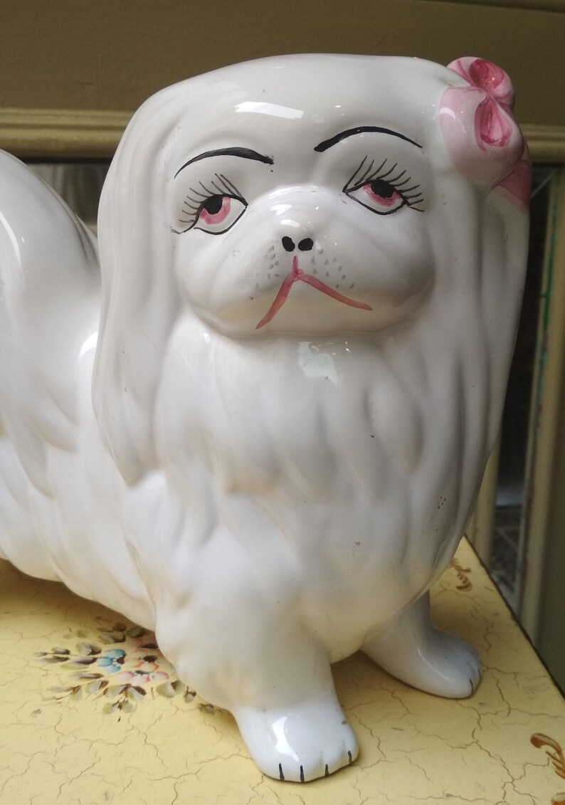 Vintage Porcelain Dog Portugal Handpainted/ Dog Figurine - Etsy