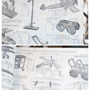 Antique Meccano Lot Pieces in Huge Lot - Etsy