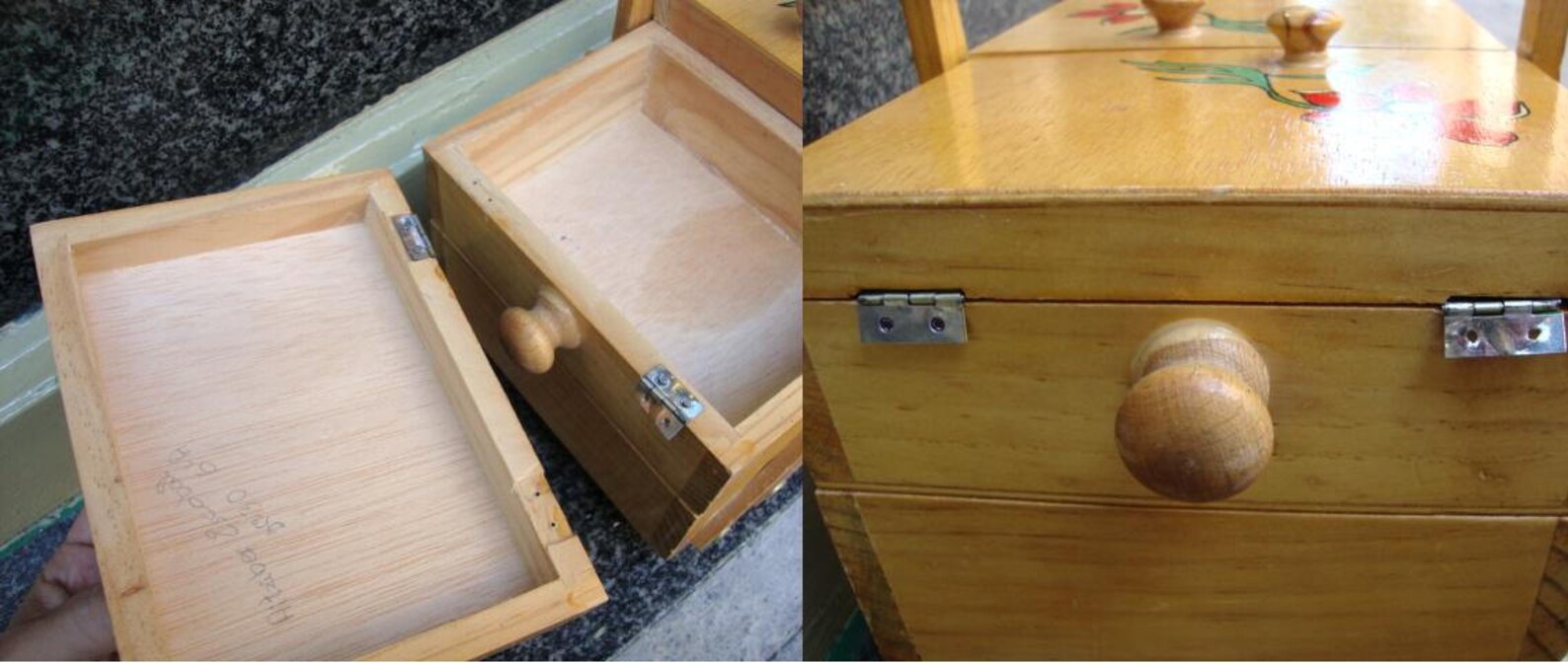 Vintage Wooden Sewing Storage Box / Dress-makers/ Tailors Box - Etsy