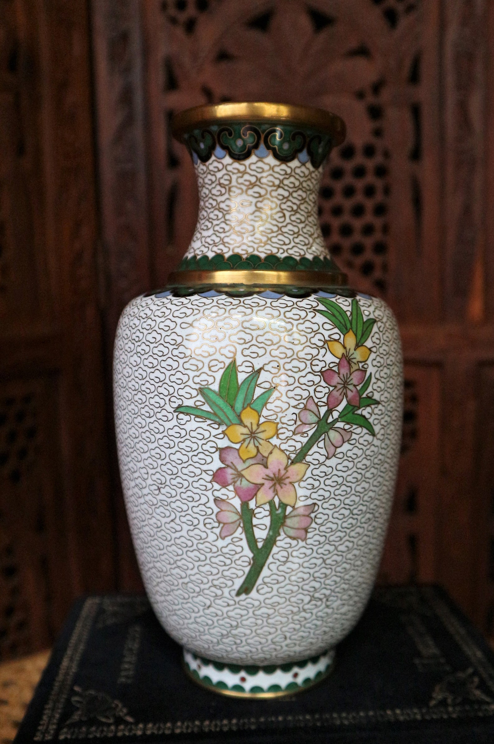 Jingfa Vase Chinese Cloisonné Enamel Flower Vintage | Etsy
