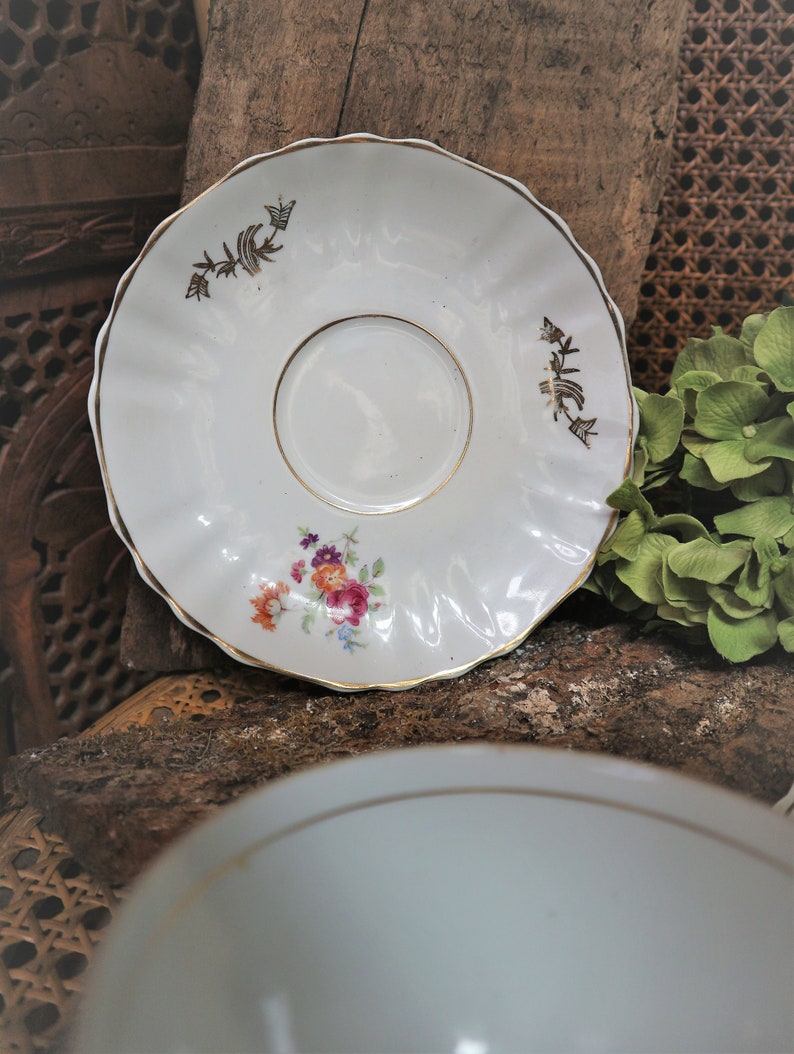 Vintage Tea Set Cups and Saucers Floral Porcelain // Royal - Etsy