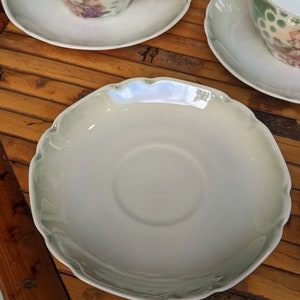 Victoria Czechoslovakia Vintage Tea Set Porcelain With Scenes // 12 ...