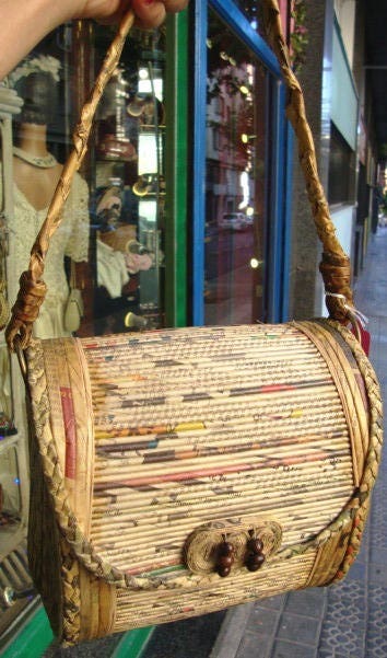 Vintage Bag Handmade by Paper / Craft Bag / Ethnic Bag Vintage ...