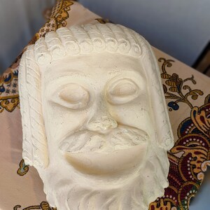 Vintage Face Antique Plaster Sculpture / Decorative Plaster/ Mask ...
