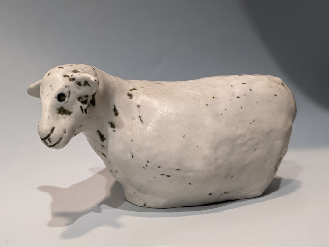 Henrik Allert Pentik Finland Pottery Sculpture Sheep // Home Decor ...