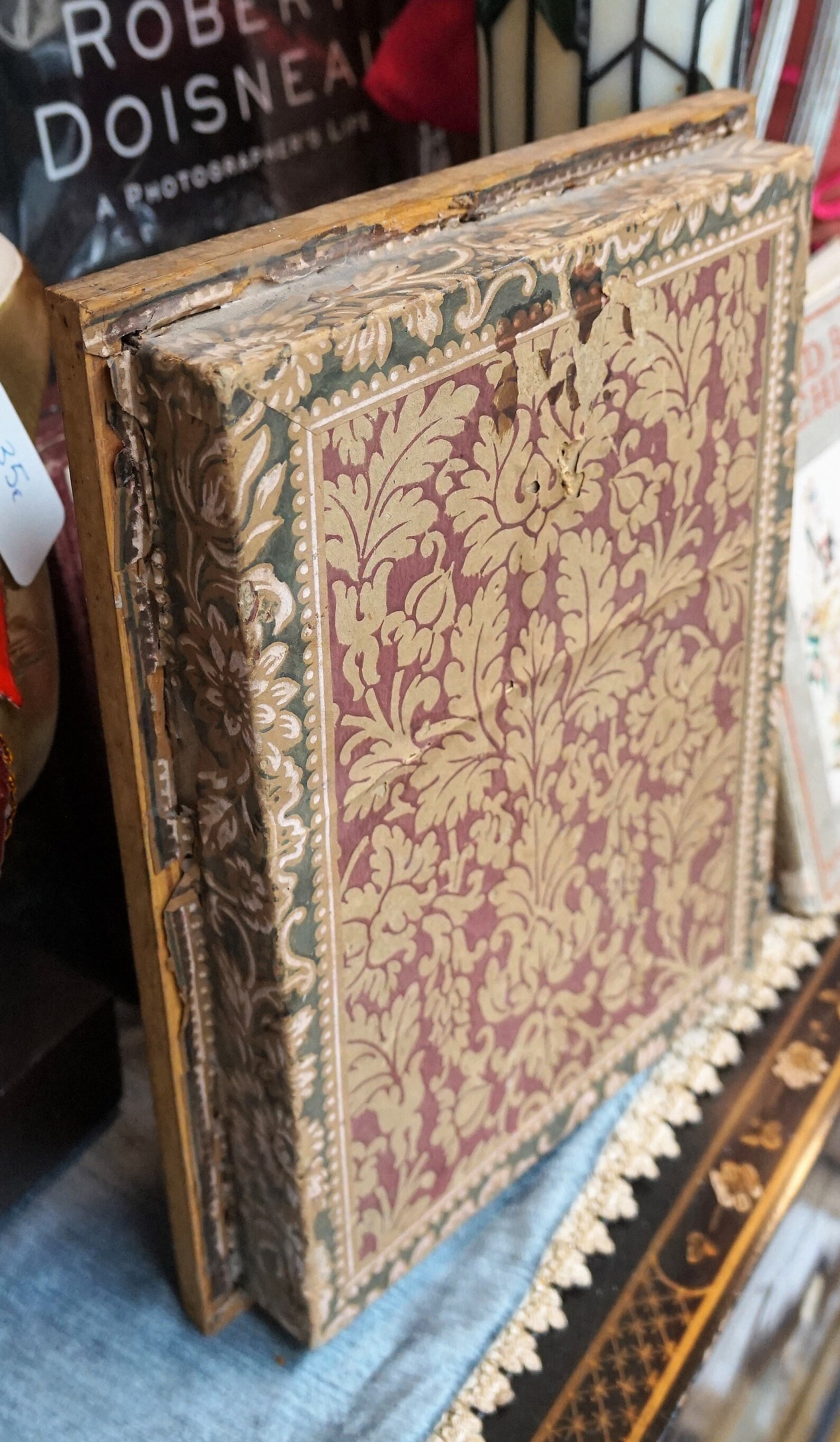 Antique Wardrobe Ornate Gold Frame With Mariee Crown // Wall - Etsy