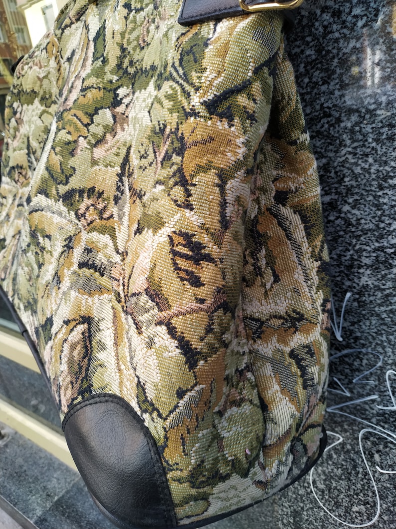 HUGE Vintage Tapestry Weekender Bag / Brand Pb Week End/ | Etsy