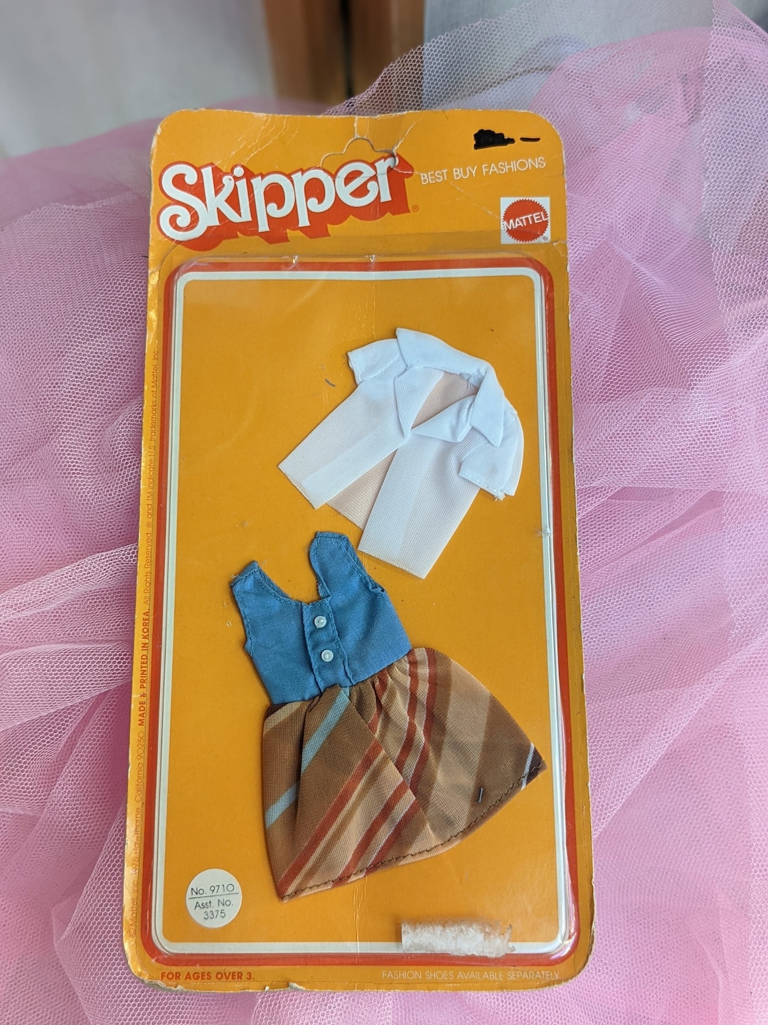 Vintage Skipper Outfit #9710 Mattel Best Buy Fashions - Etsy