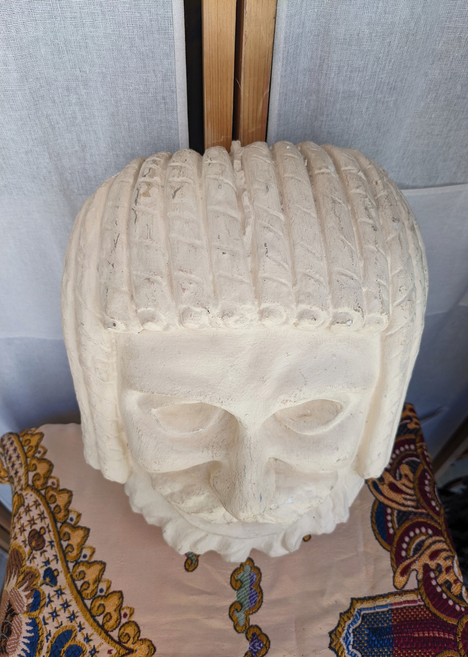 Vintage Face Antique Plaster Sculpture / Decorative Plaster/ | Etsy