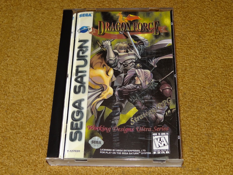 Custom Printed Sega Saturn Dragon Force Manual and Case | Etsy
