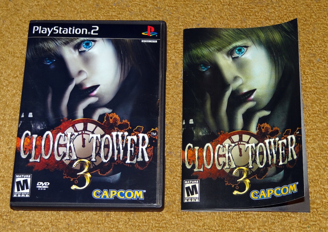 Custom Printed Clocktower 3 Playstation 2 Manual, Case and Case Insert ...